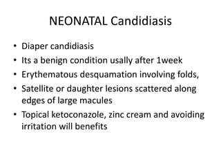 Approach to vesiculo bullous papular lesion in neonates | PPTX