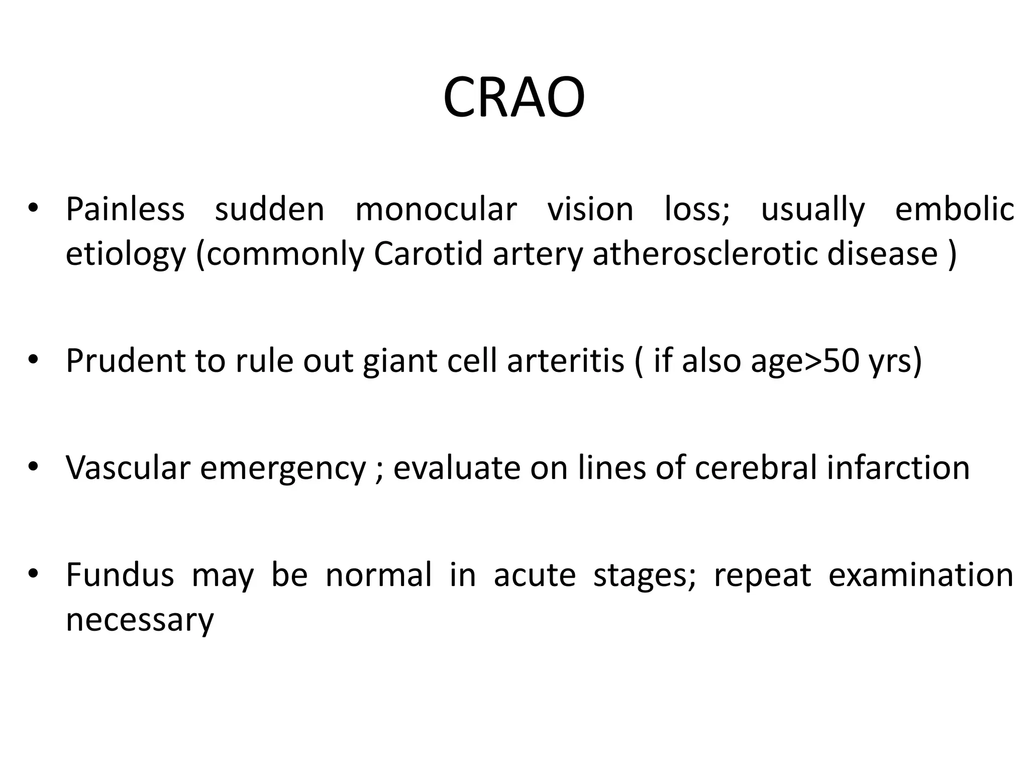 Approach to vision loss | PPTX