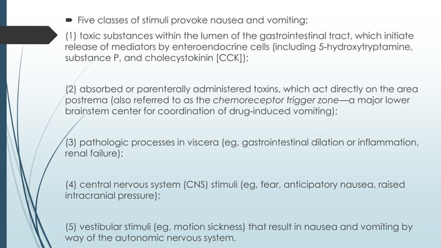 Approach to vomiting | PPTX