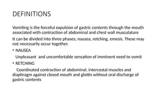 APPROACH TO VOMITTING IN CHILDREN .pptx