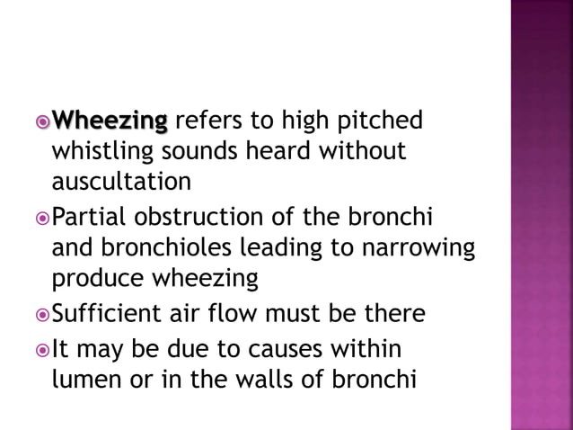 Approach to wheeze | PPTX | Lung and Respiratory Health | Diseases and ...
