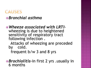 Approach to wheeze | PPTX