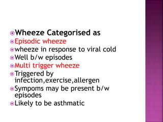 Approach to wheeze | PPTX