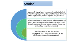 Approach to Wheezing & Noisy Breathing Vs Acute Epiglottitis in ...