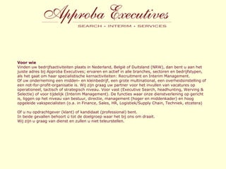 Approba Executives | PPT