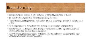 Approaches in science teaching | PPTX