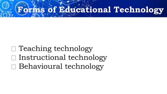 Approches of Educational Technology .pptx | Technology & Computing