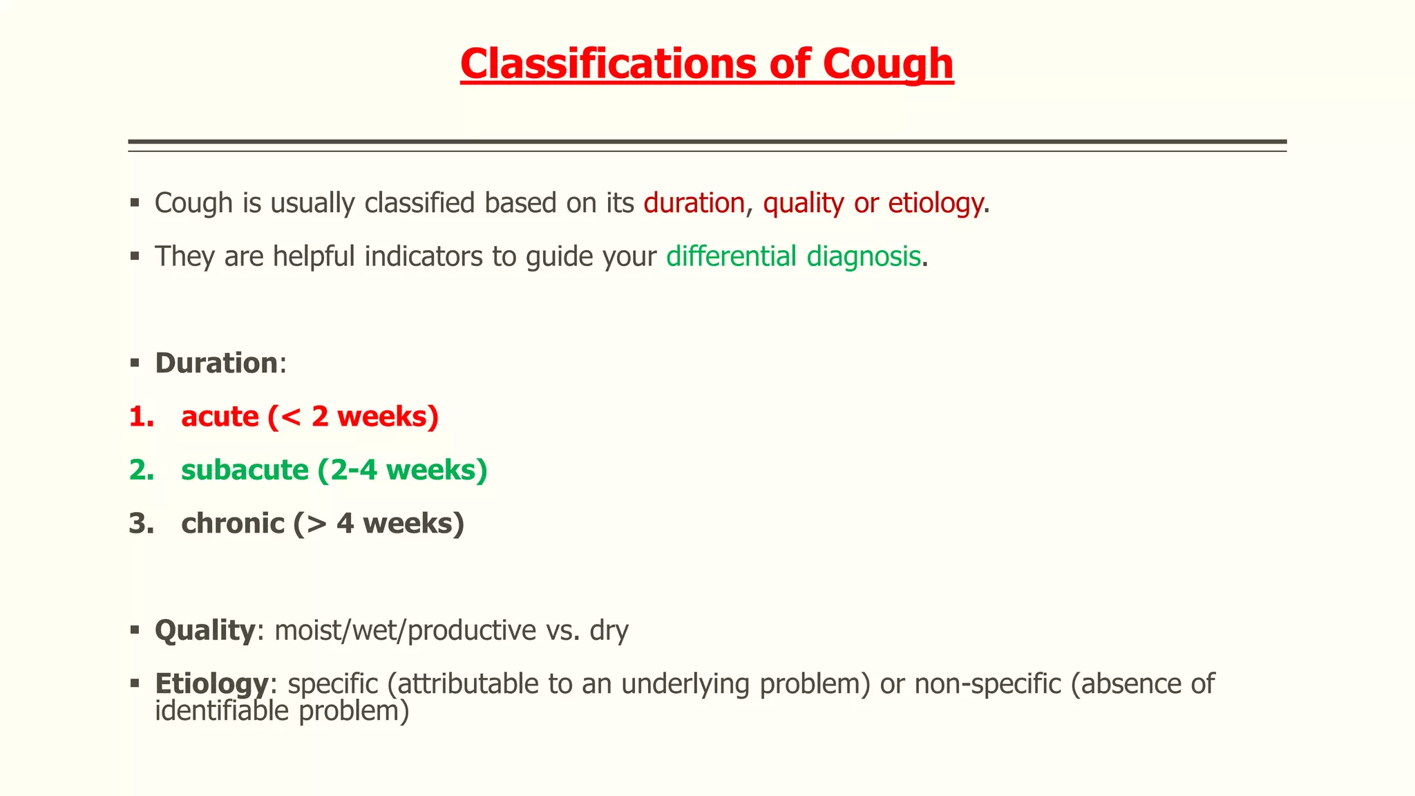 Approch to cough in children | PPTX