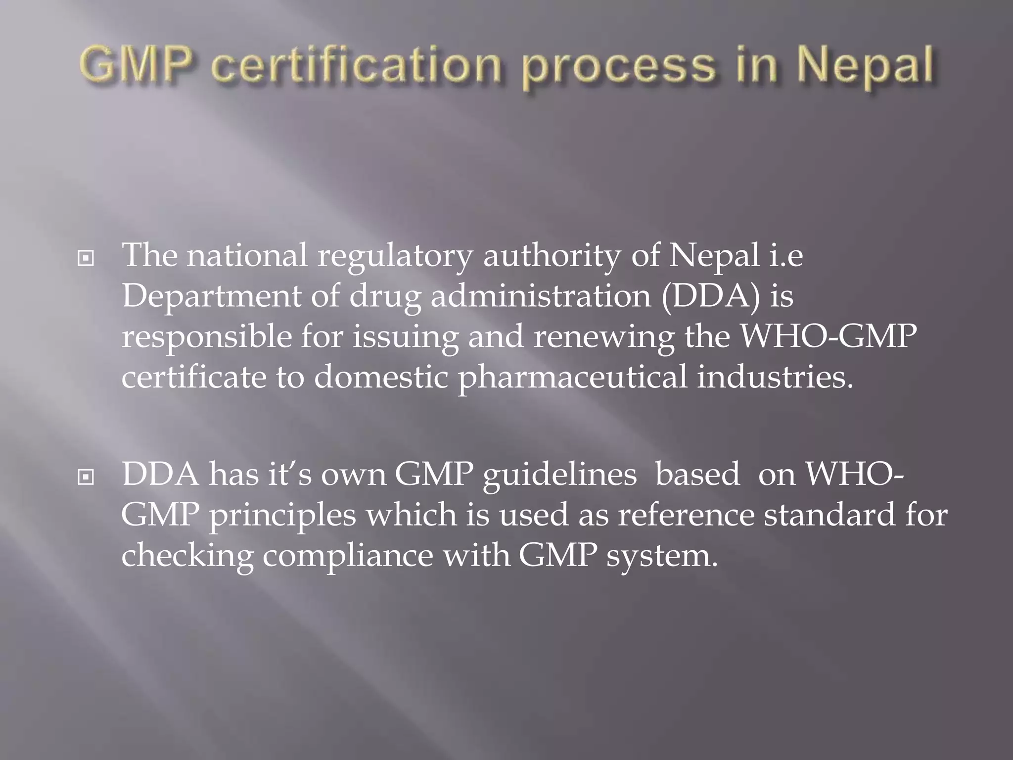 Approch to pharmaceutical certification | PPTX