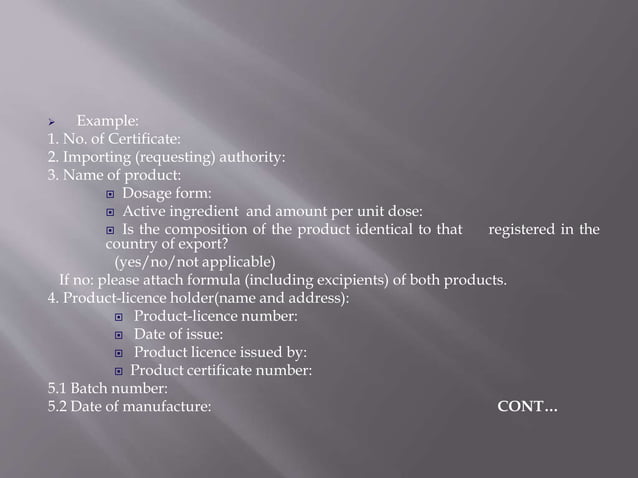 Approch to pharmaceutical certification | PPT
