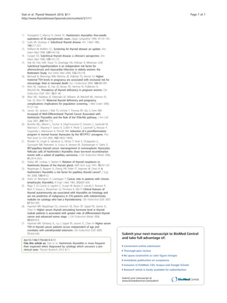 Approfondimento diagnostico sulla sindrome di hashimoto | PDF