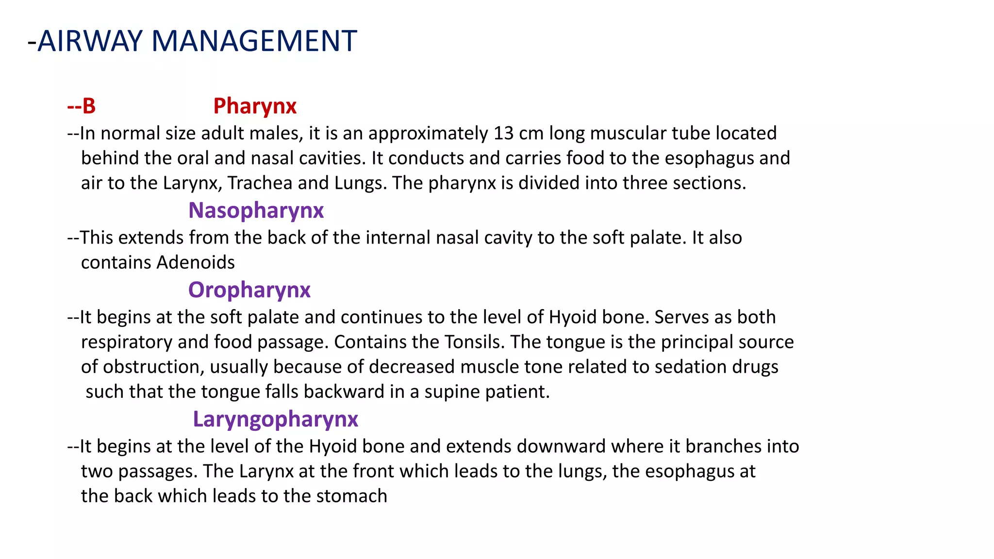 Appropriate airway equipment and techniques. | PPT
