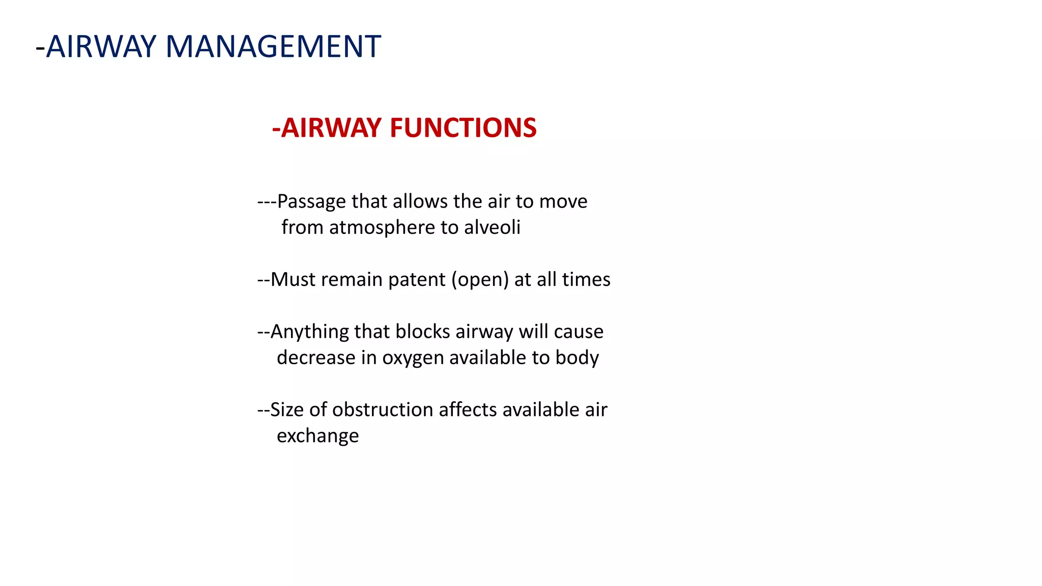Appropriate airway equipment and techniques. | PPT