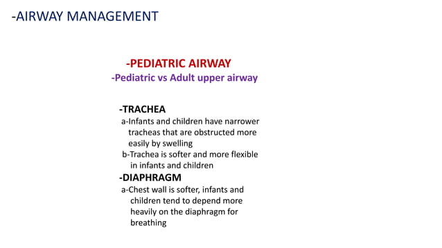 Appropriate airway equipment and techniques. | PPT