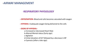 Appropriate airway equipment and techniques. | PPTX