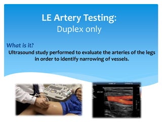 Appropriate Arterial Testing | PPTX