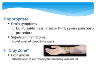 Appropriate Arterial Testing | PPTX