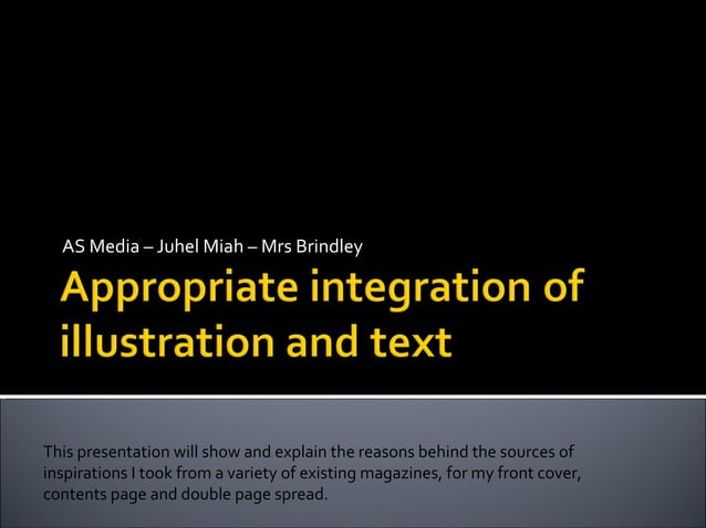 Appropriate integration of text redo | PPT