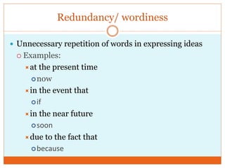Appropriate language jargon, slang, cliche | PPTX