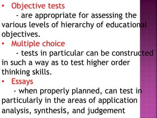 Appropriateness of assessment method | PPTX