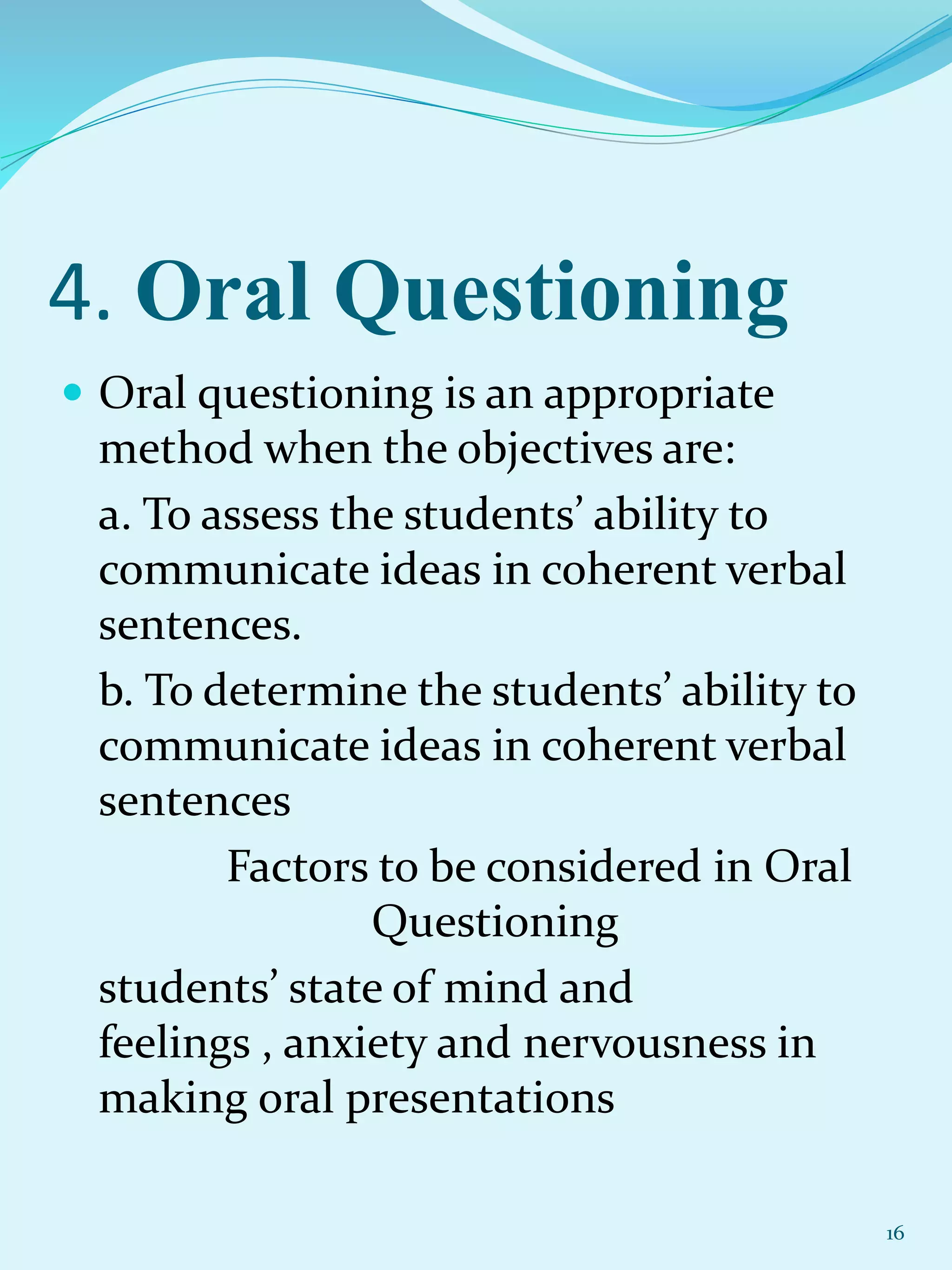 Appropriateness of Assessment Methods | PPTX