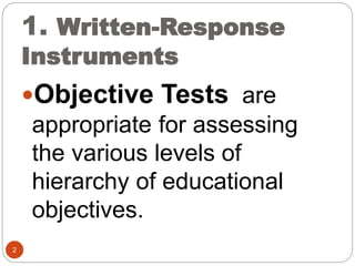 Appropriateness of assessment methods 2 | PPTX