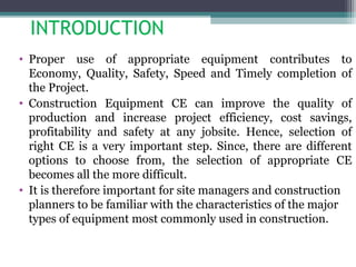 Appropriate selection of construction equipment | PPT