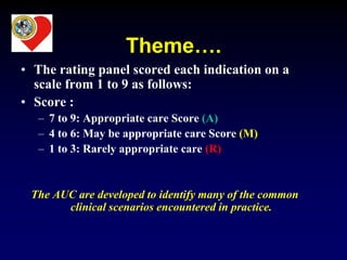 Appropriate use criteria for intervetion in ACS , JACC | PPT