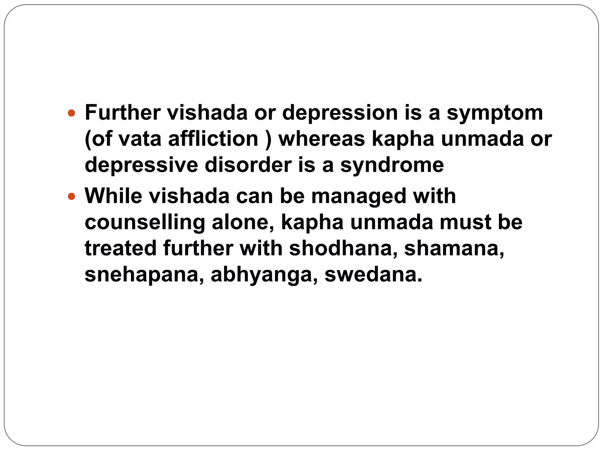Appropriating depression in ayurvedic psychiatry | PPTX