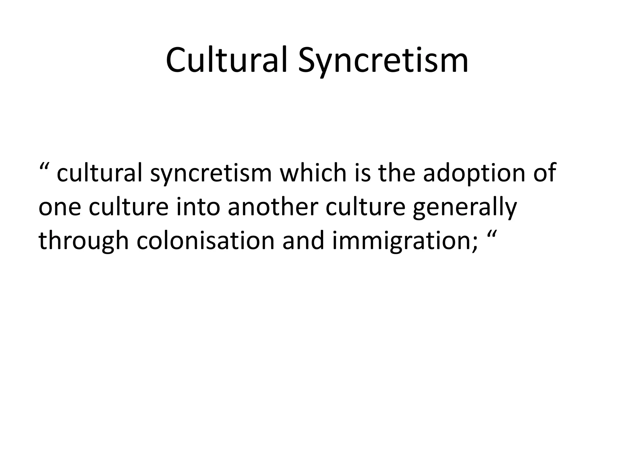 The mainstream and cultural appropriation | PPTX