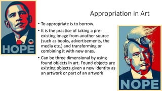 Appropriation | PPTX | Fine Art