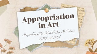 Appropriation in Art.pptx