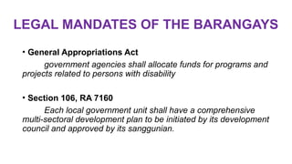 Appropriation of Local Funds for PWD.pptx