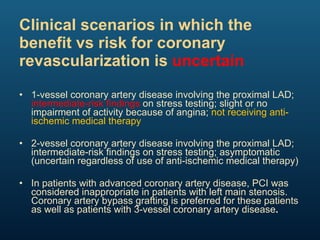 Appropriteness Criteria for Coronary Revascularization | PPT