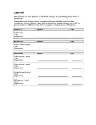 Approval Template | DOCX | Resume Writing and Advice | Job Search