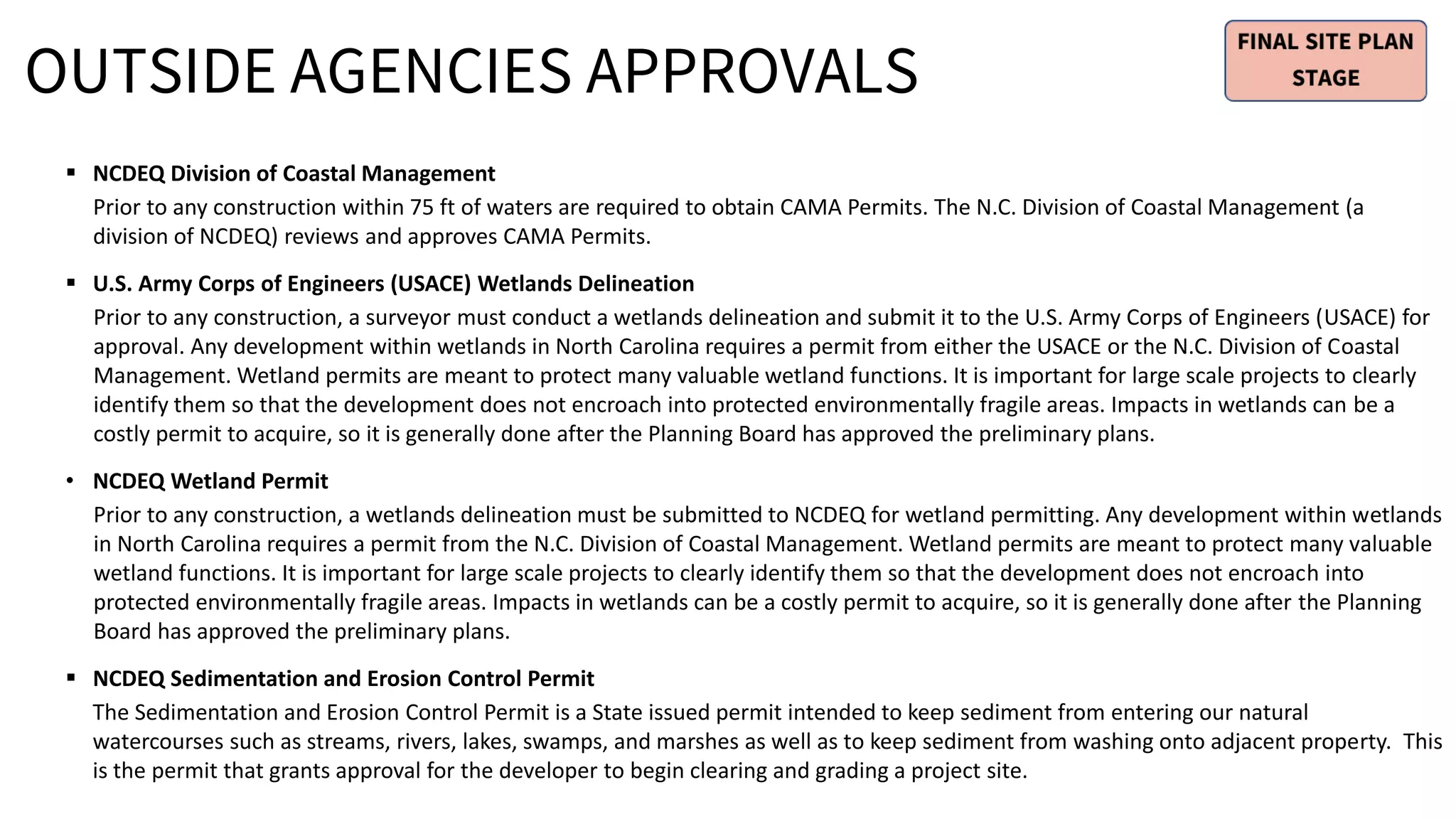 Approval Process Summary for Major Subdivisions and Planned ...