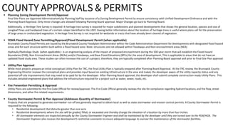 Approval Process Summary for Major Subdivisions and Planned ...