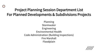 Approval Process Summary for Major Subdivisions and Planned ...