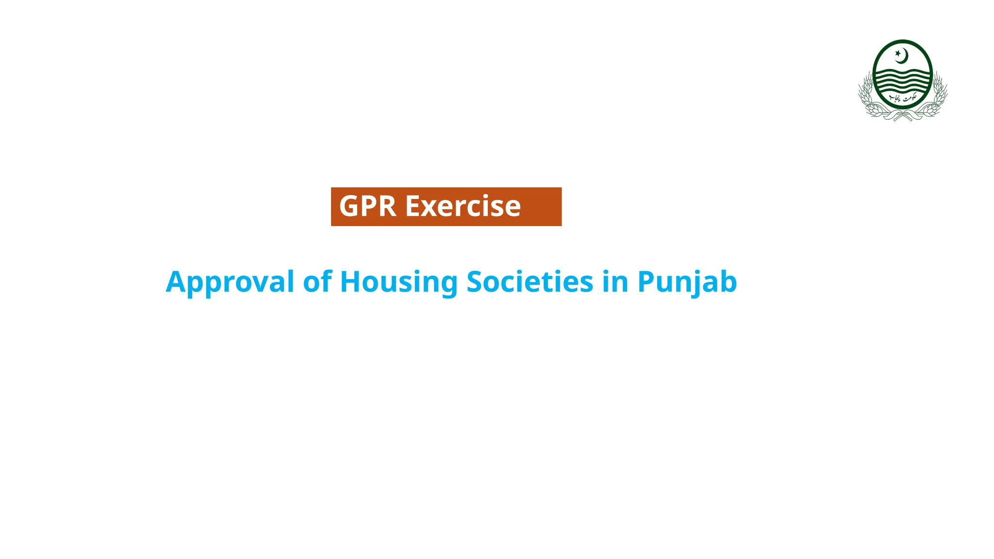 Approval of Housing Societies in Punjab.pptx