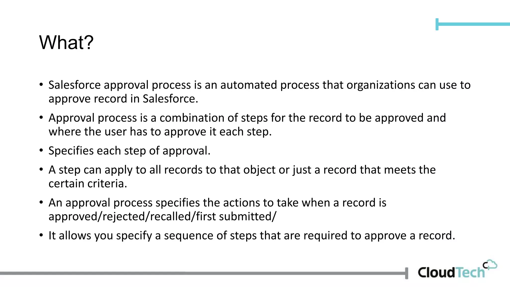 Approval Process in Salesforce | PPTX