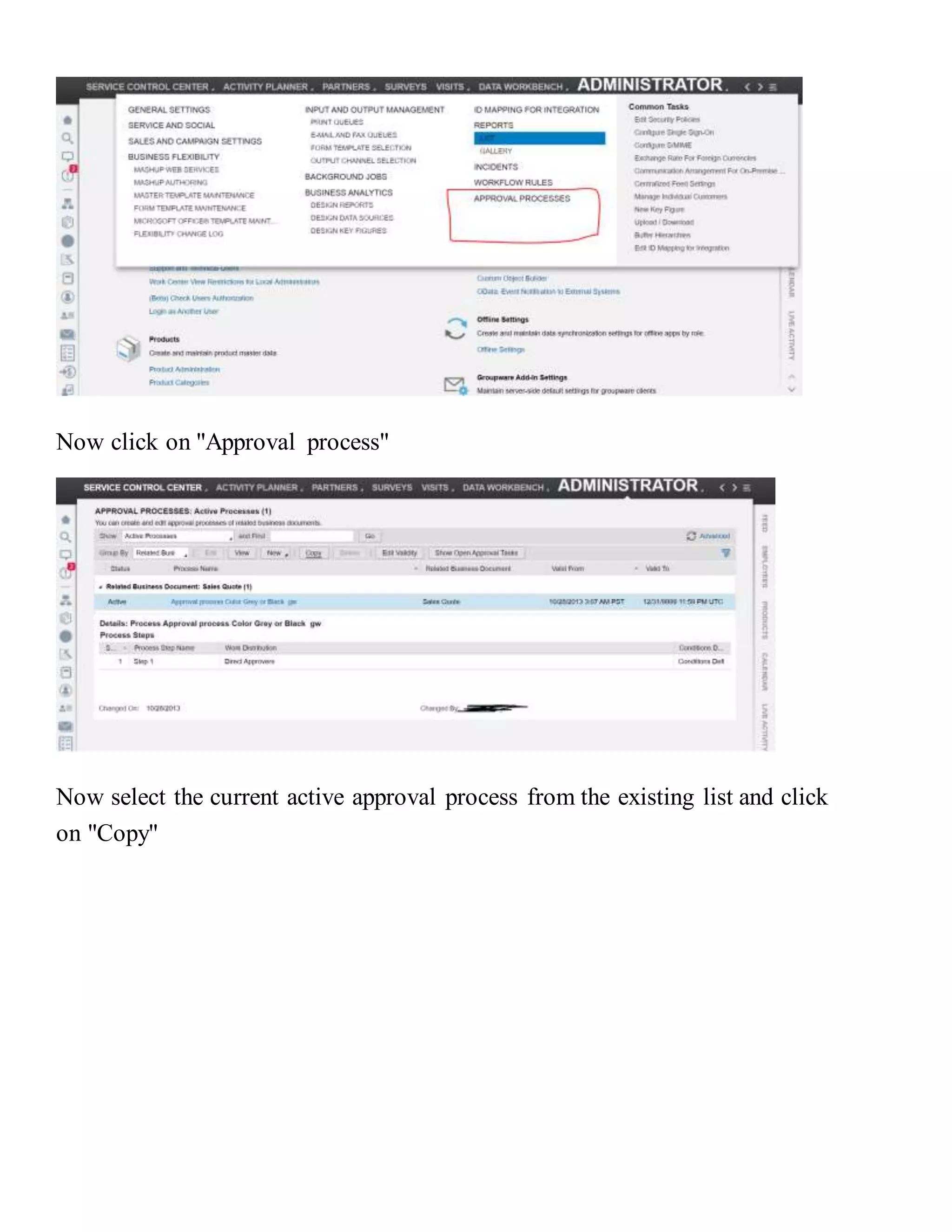 Approval process in sap hybris c4c | DOCX