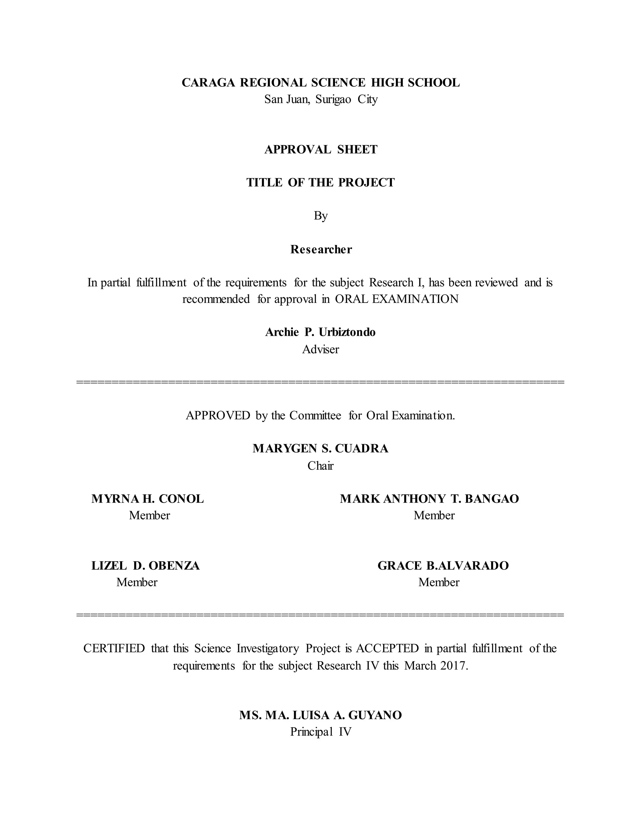 Approval Sheet | DOCX