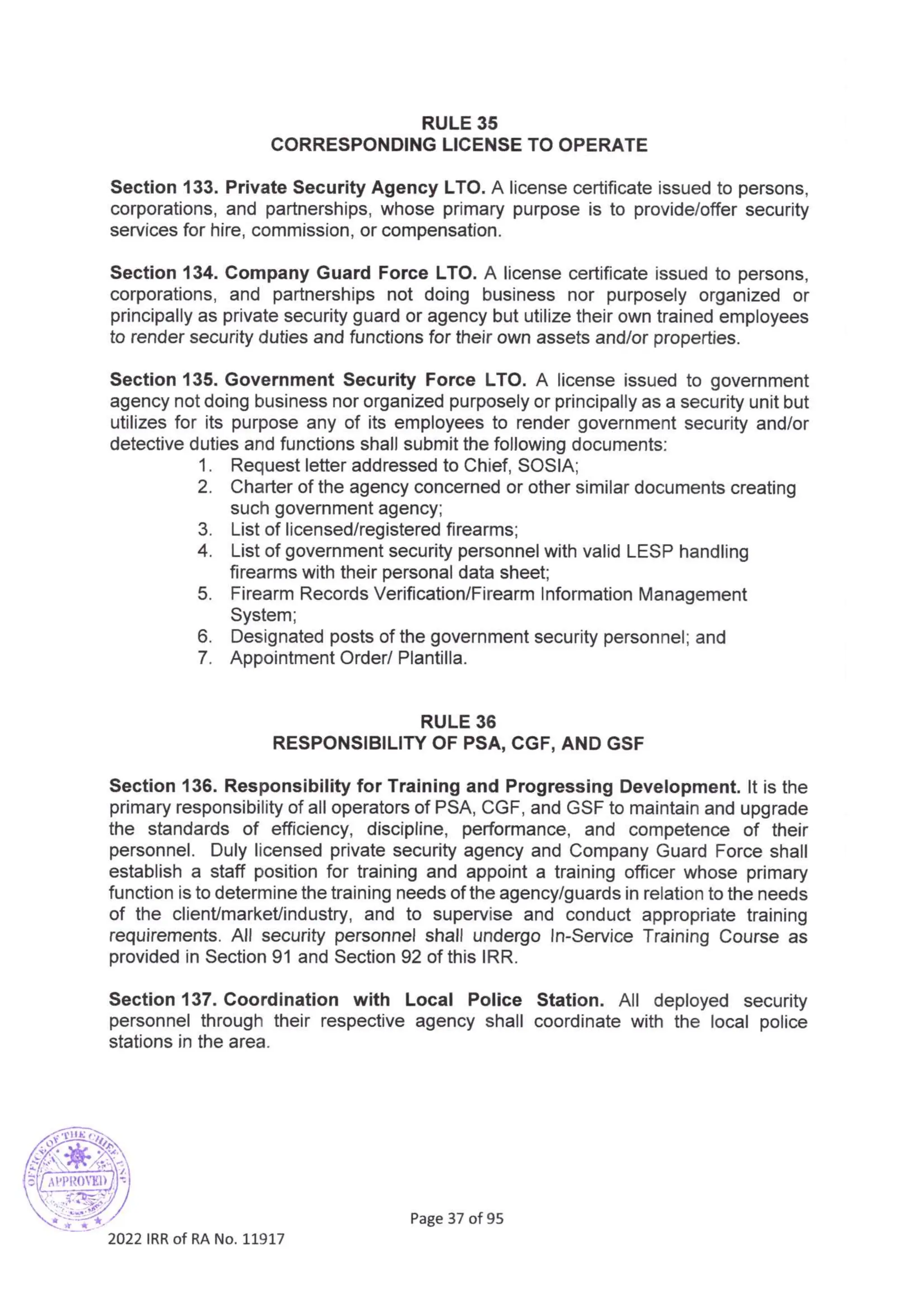 Approved IRR RA 11917.pdf | Healthy Living