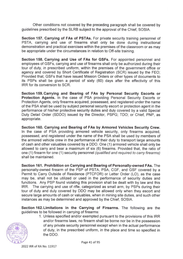 Approved IRR RA 11917.pdf | Healthy Living