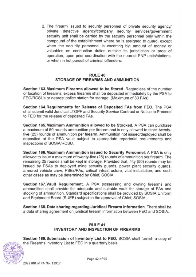 Approved IRR RA 11917.pdf | Healthy Living