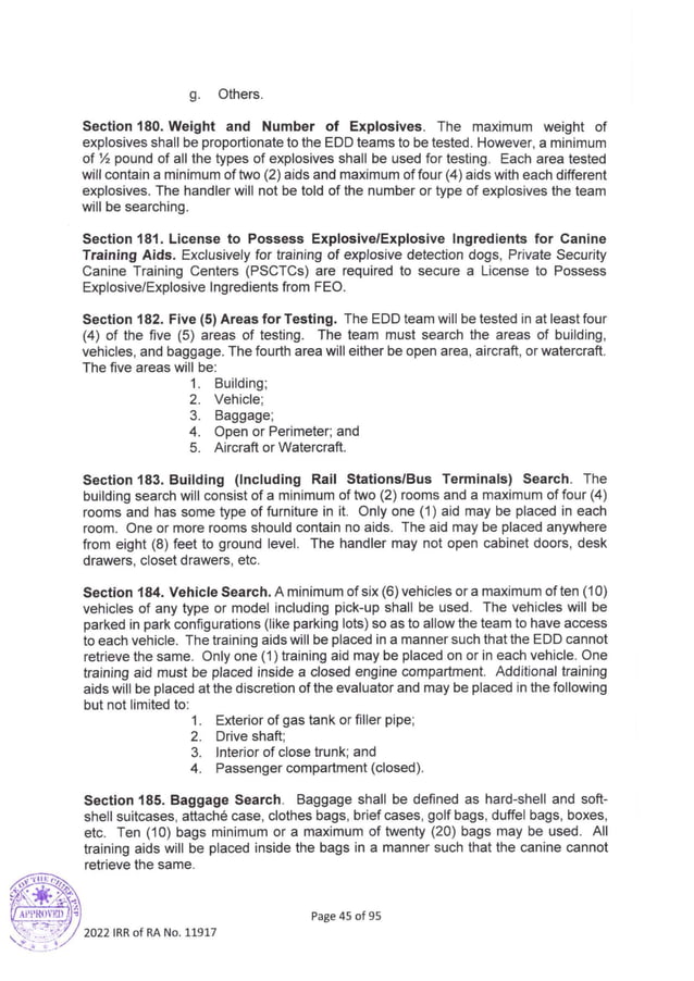 Approved IRR RA 11917.pdf | Healthy Living