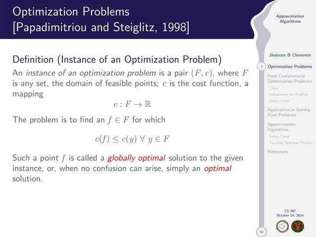 Introduction to Approximation Algorithms | PDF Introduction to Approximation Algorithms | PDF