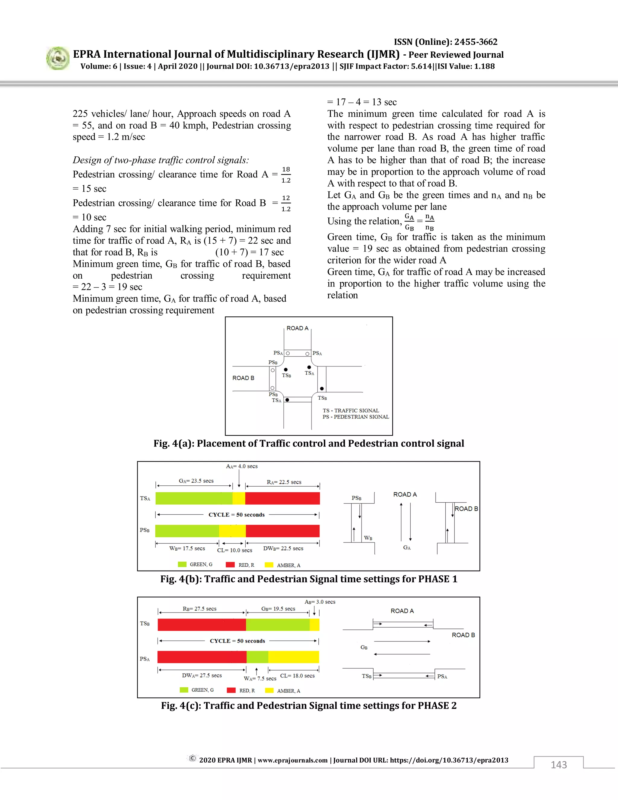 Approximate methods for traffic signal design | PDF
