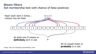 Approximate methods for scalable data mining | PPT | Programming Languages | Computing