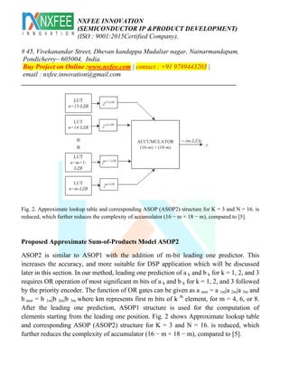 Approximate sum of-products designs based on distributed arithmetic | PDF | Computer Software ...